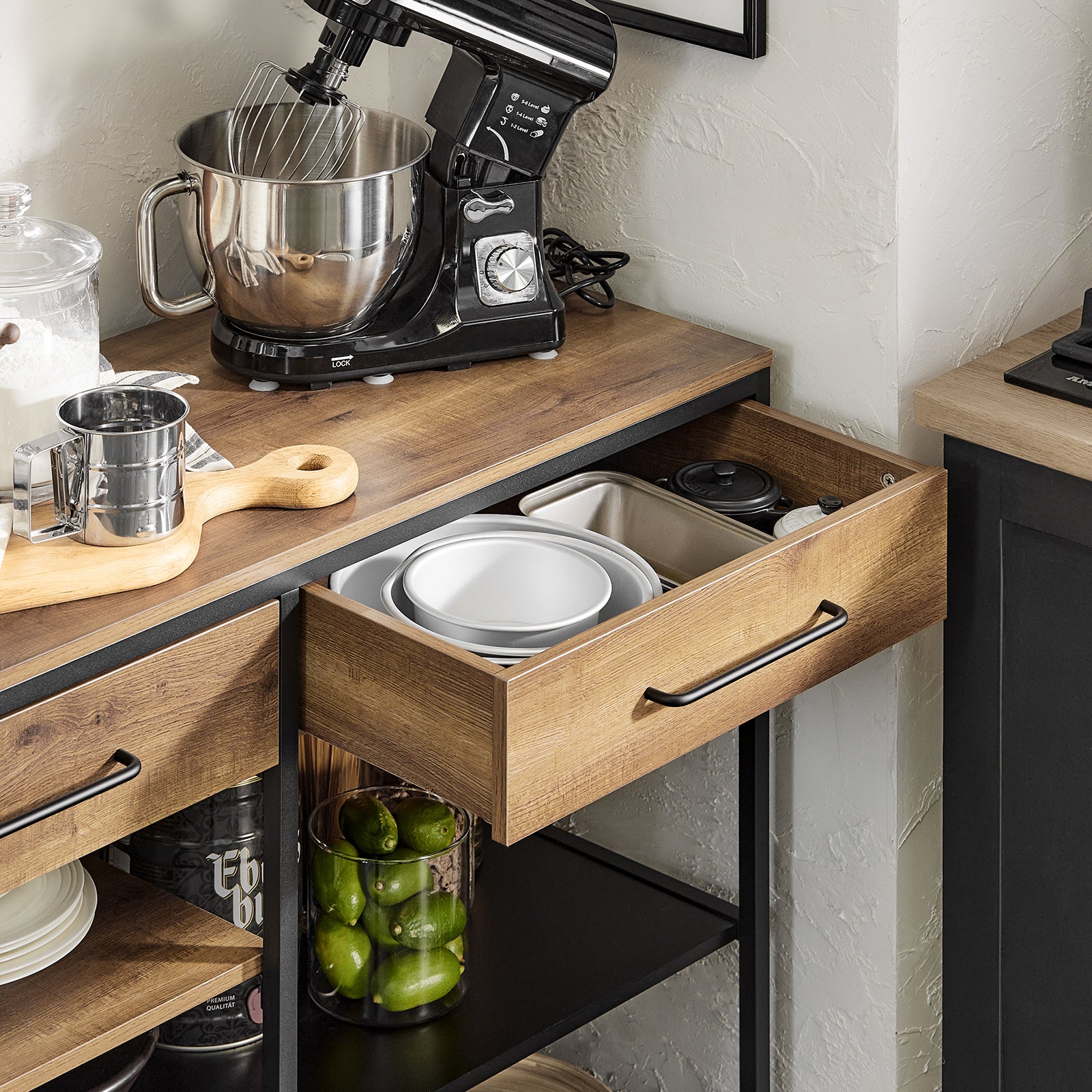 SoBuy | Aparador Comedor Estilo Industrial FSB85-PF– SoBuy-ES